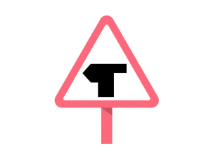 What is a T-junction road sign & What Must You Do? | Veygo
