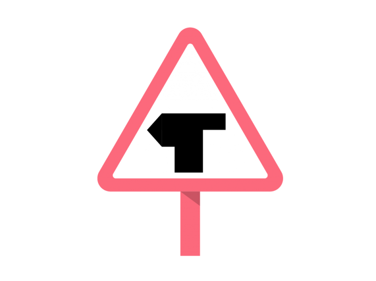 What is a T-junction road sign & What Must You Do? | Veygo