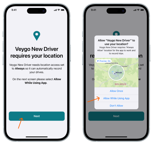 Veygo New Driver Ios Install Guide Veygo