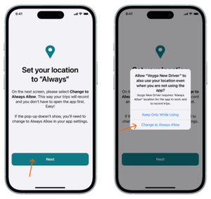 Veygo New Driver iOS Install Guide | Veygo
