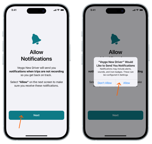 Veygo New Driver iOS Install Guide | Veygo